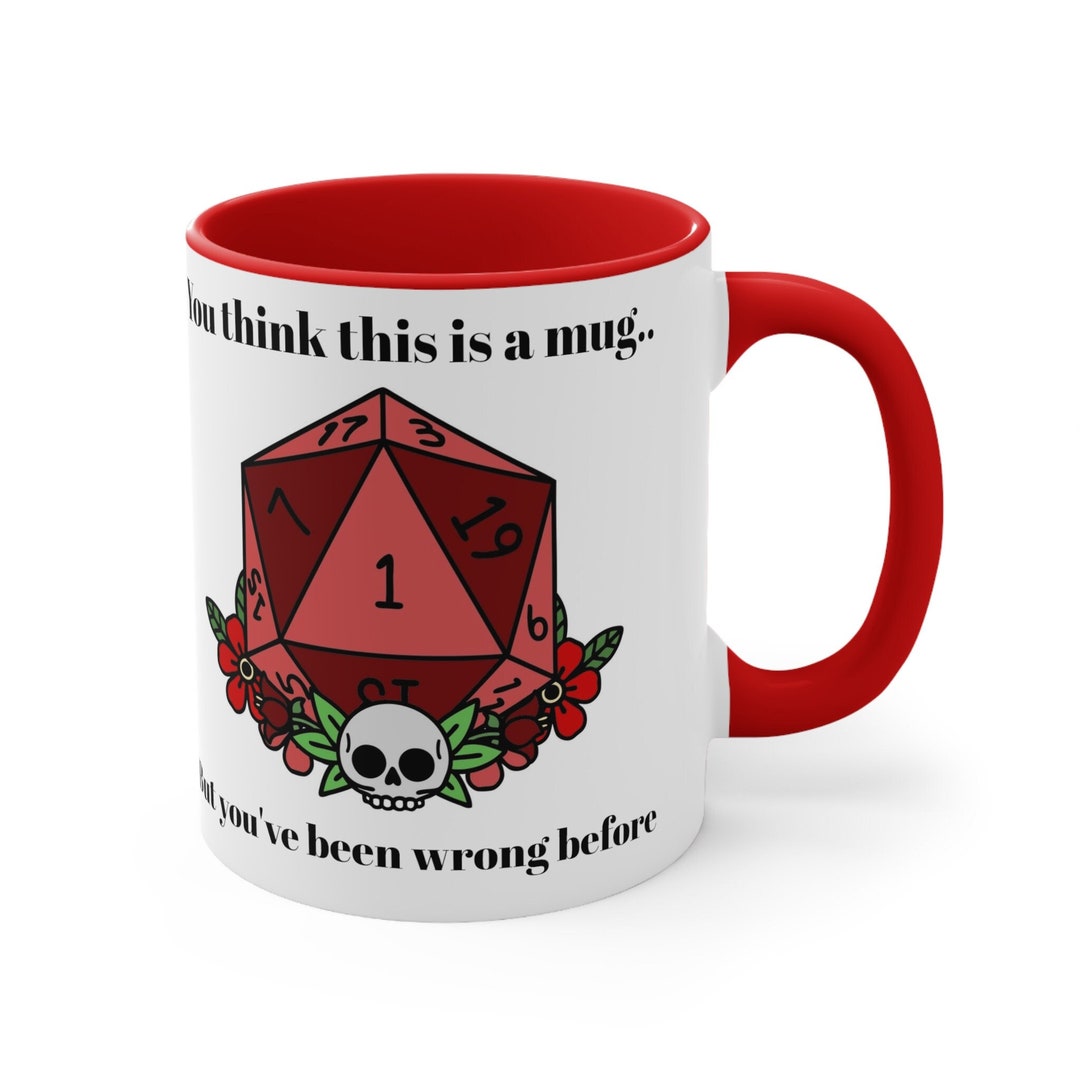 Dnd Mug Large Gamer Mug Dice Box Funny Ceramic Mug Gift for Tea and ...