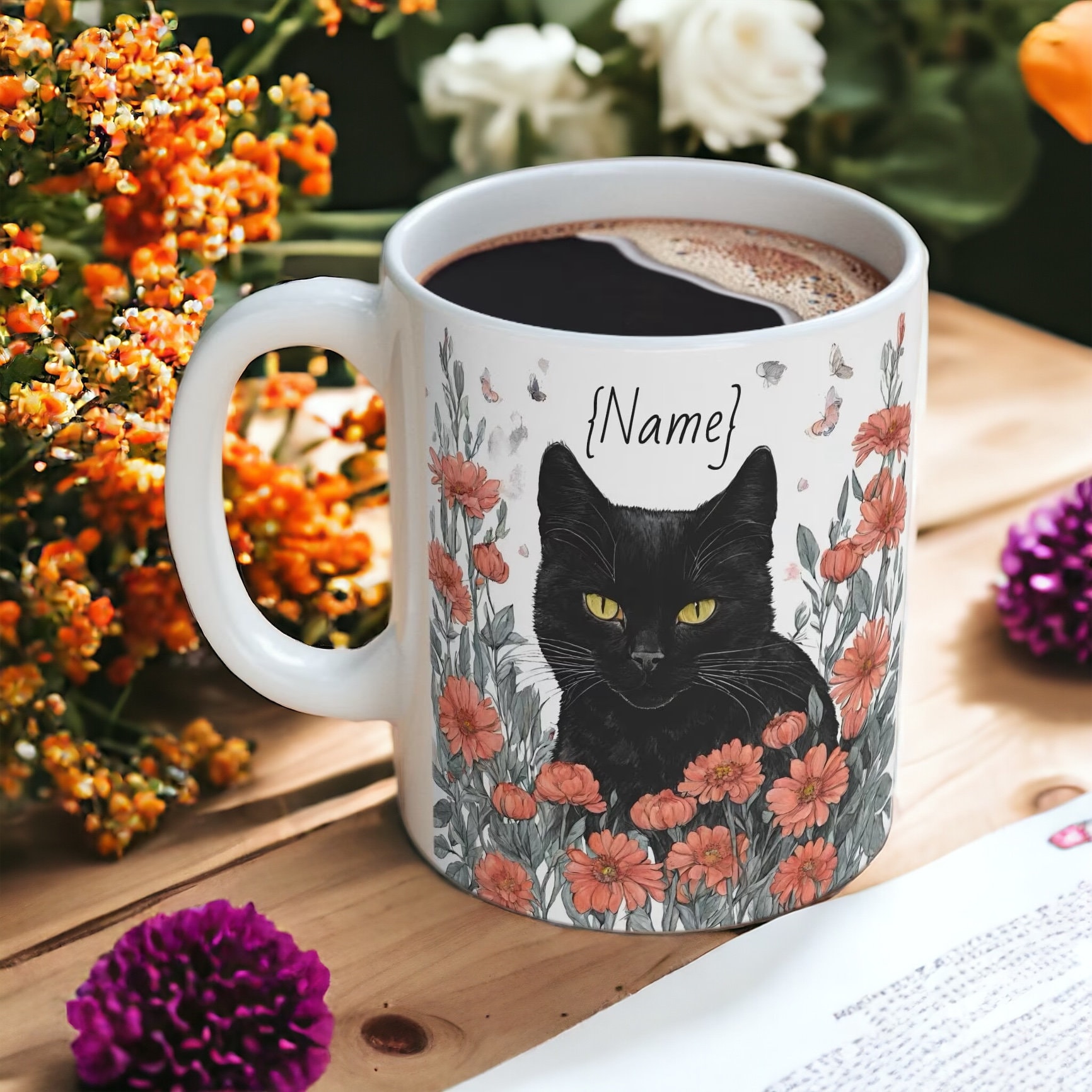 Personalized Mug , Mug With Name, Personalized Cat Mug, Personalized ...