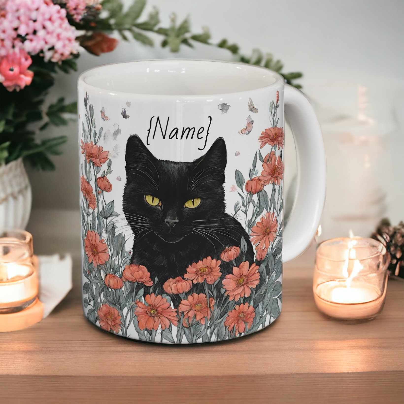 Personalized Mug, Mug With Name, Personalized Cat Mug, Personalized ...