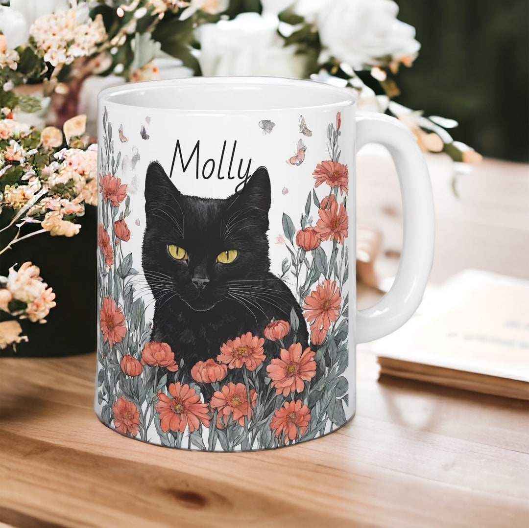 Personalized Mug , Mug With Name, Personalized Cat Mug, Personalized ...
