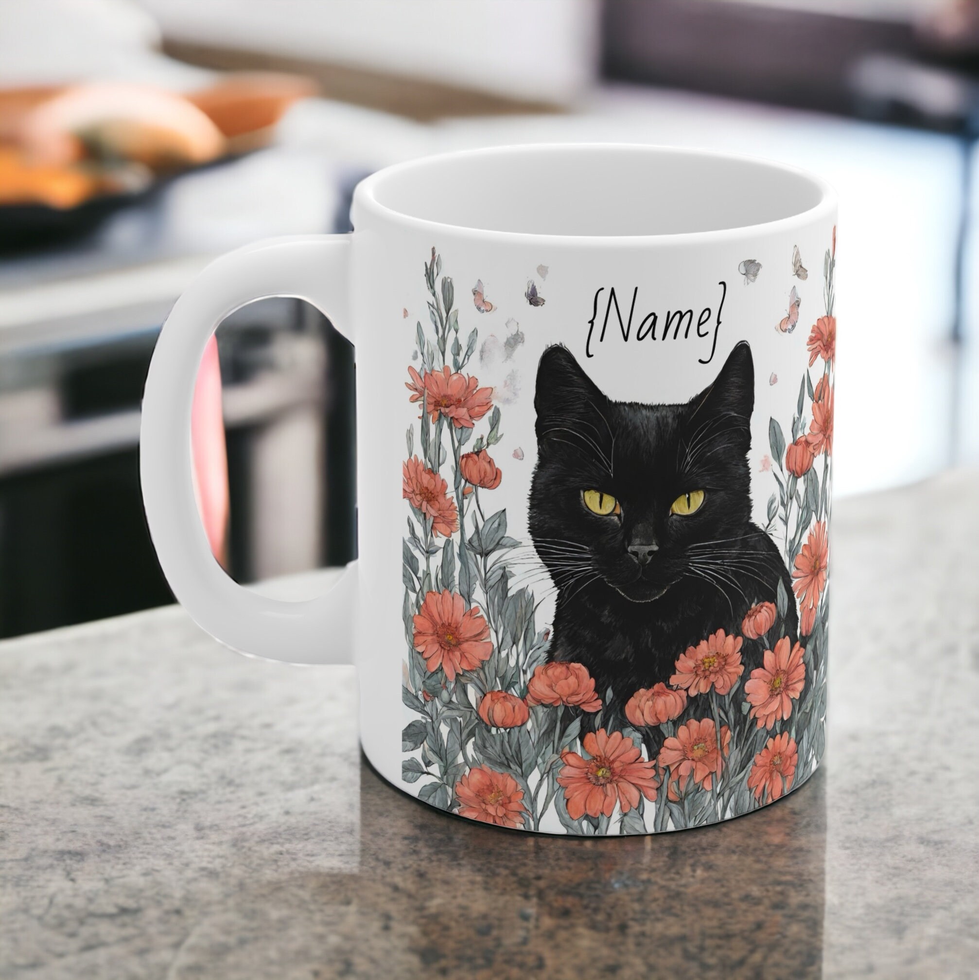 Personalized Mug , Mug With Name, Personalized Cat Mug, Personalized ...