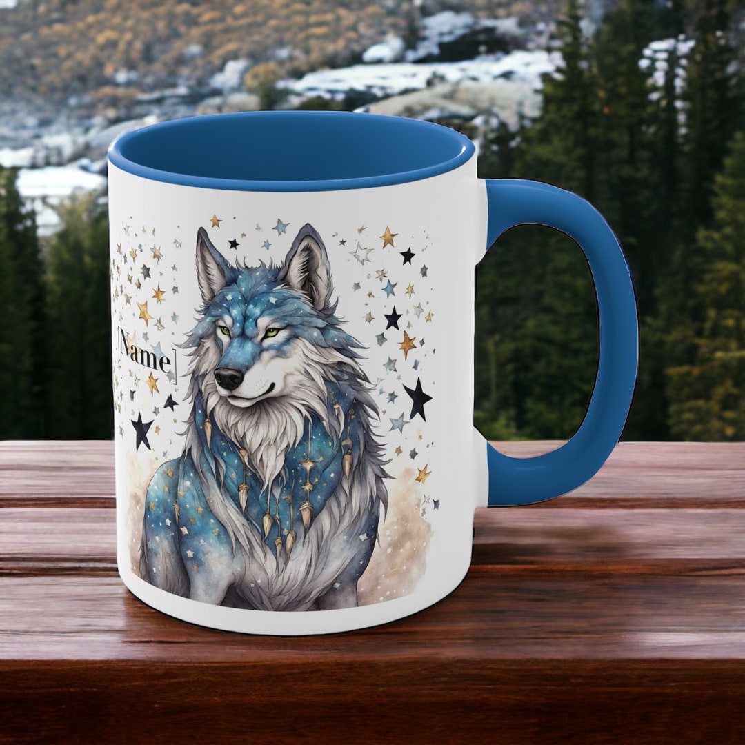 Wolf Coffee Mug Wolf Mug Wolf Lover Coffee Mug for Wolf Lover Wolf Gift ...
