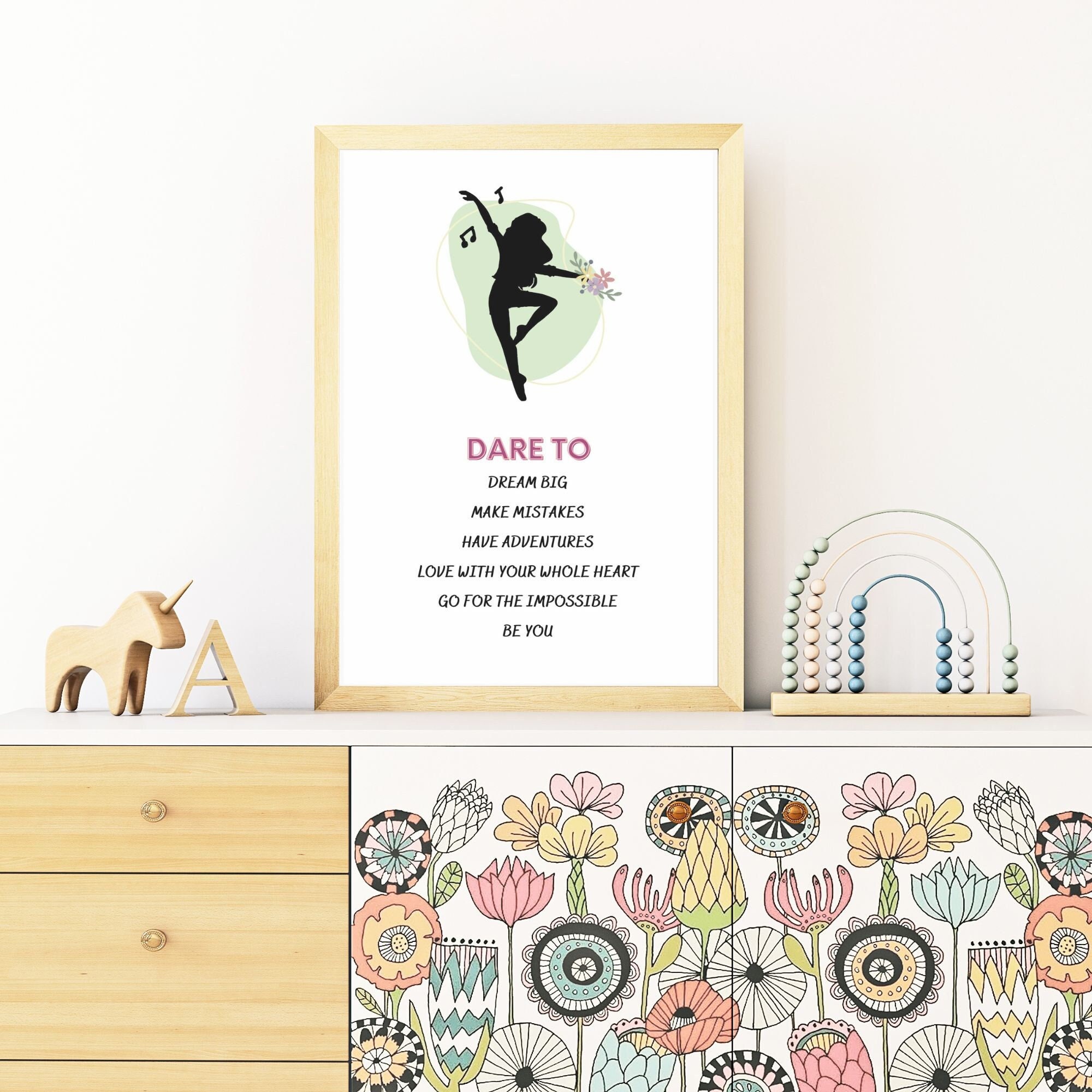 Dare to Be You Poster, Female Power, Female Empowerment, Teenage Girl ...