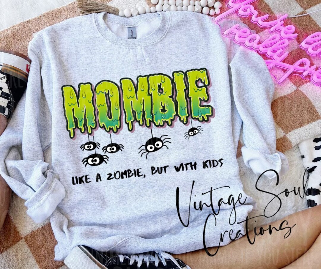 Mombie Zombie PNG: High-resolution Sublimation Design - Etsy