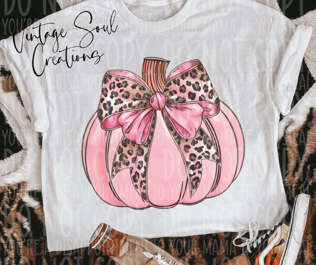 Pink Leopard Pumpkin PNG: Sublimation Design (digital Download) - Etsy
