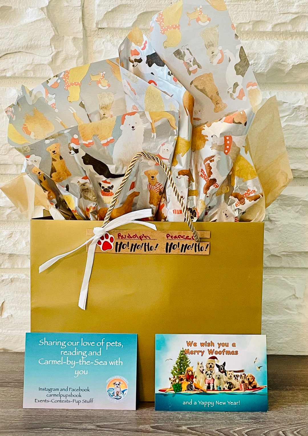 Dog Theme Gift Wrap Sets-birthday,holiday,halloween,hannukah ...