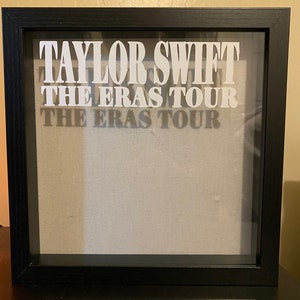 Taylor Swift Eras Tour Shadow Box Frame / Memories / Keepsake / Concert ...