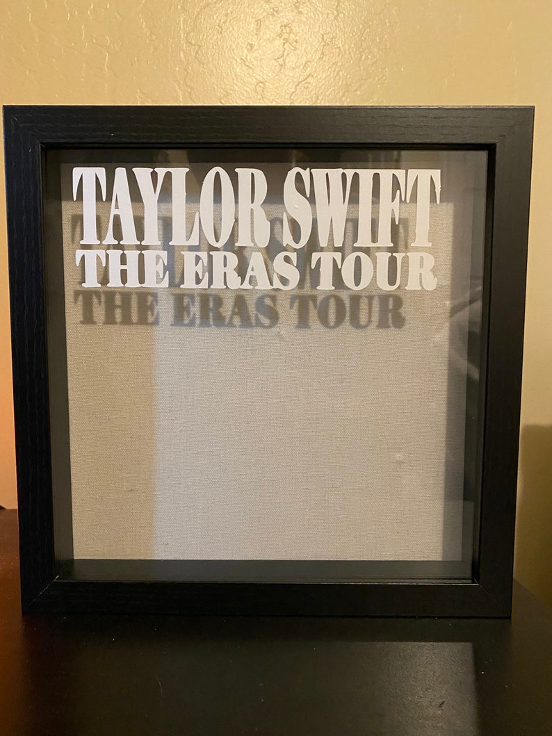 Taylor Swift Eras Tour Shadow Box Frame / Memories / Keepsake / Concert ...