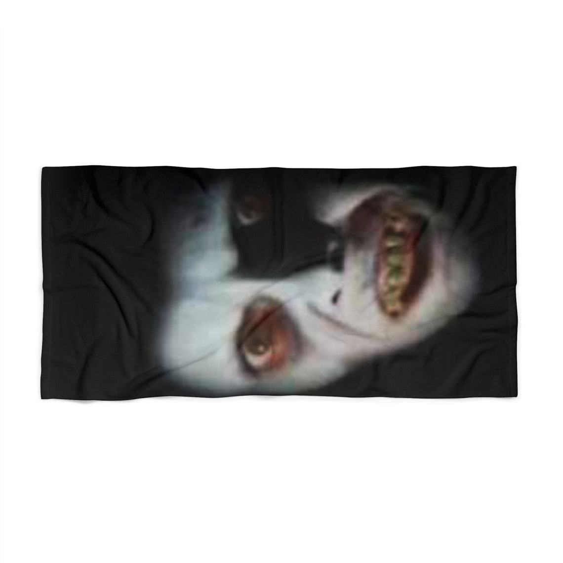 Super Scary Evil Possessed Demon Face Halloween Body or Beach Towel - Etsy