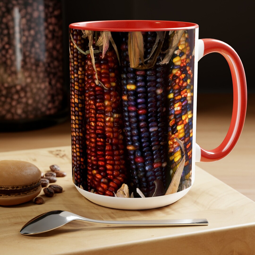 Two-tone Coffee Mugs, 15oz. Indian Corn - Etsy