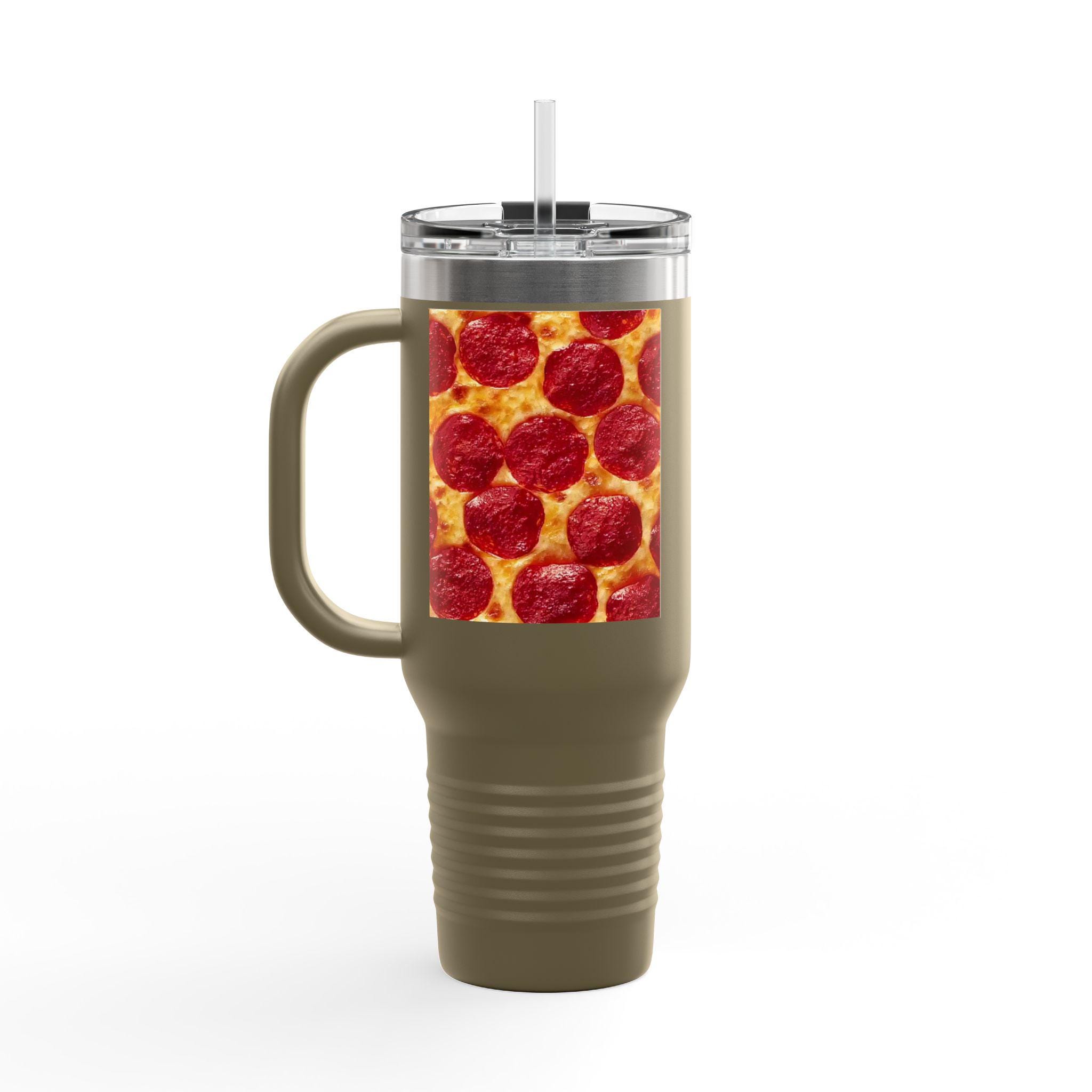 Pepperoni Pizza Insulated Travel Mug - 40oz - Etsy