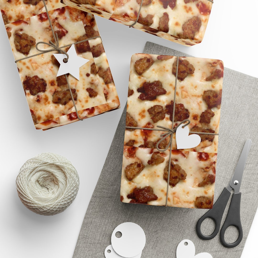 Sausage Pizza Birthday Wrapping Papers - Etsy