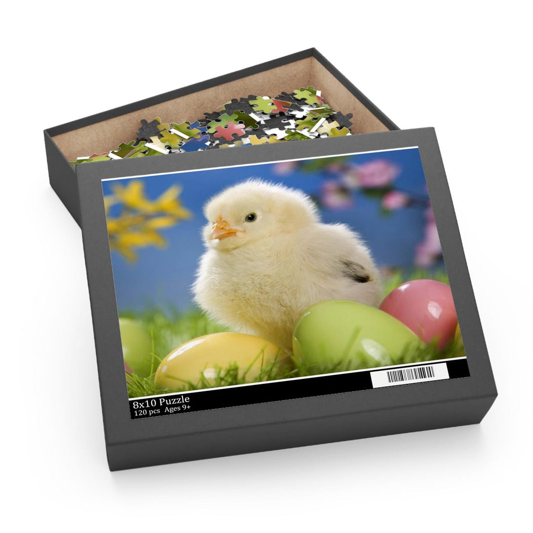 Baby Chick With Colored Eggs Puzzle (120, 252, 500-piece) - Etsy