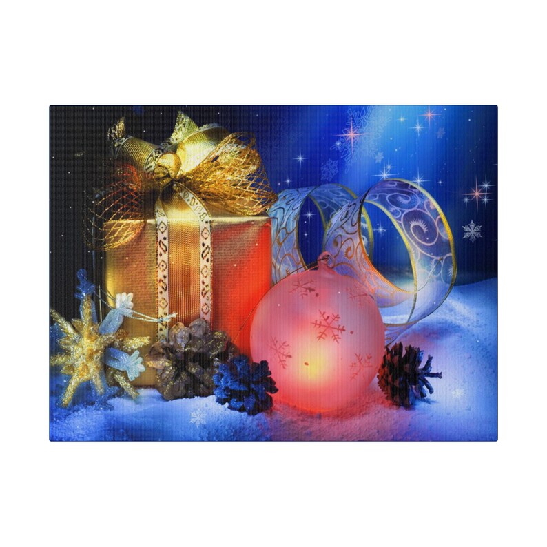 Pretty Christmas Presents Declaration Matte Canvas, Stretched, 0.75 - Etsy