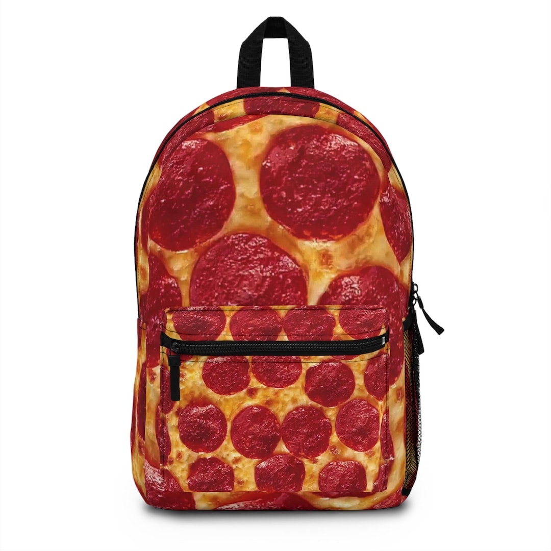 Pepperoni Pizza Backpack - Etsy