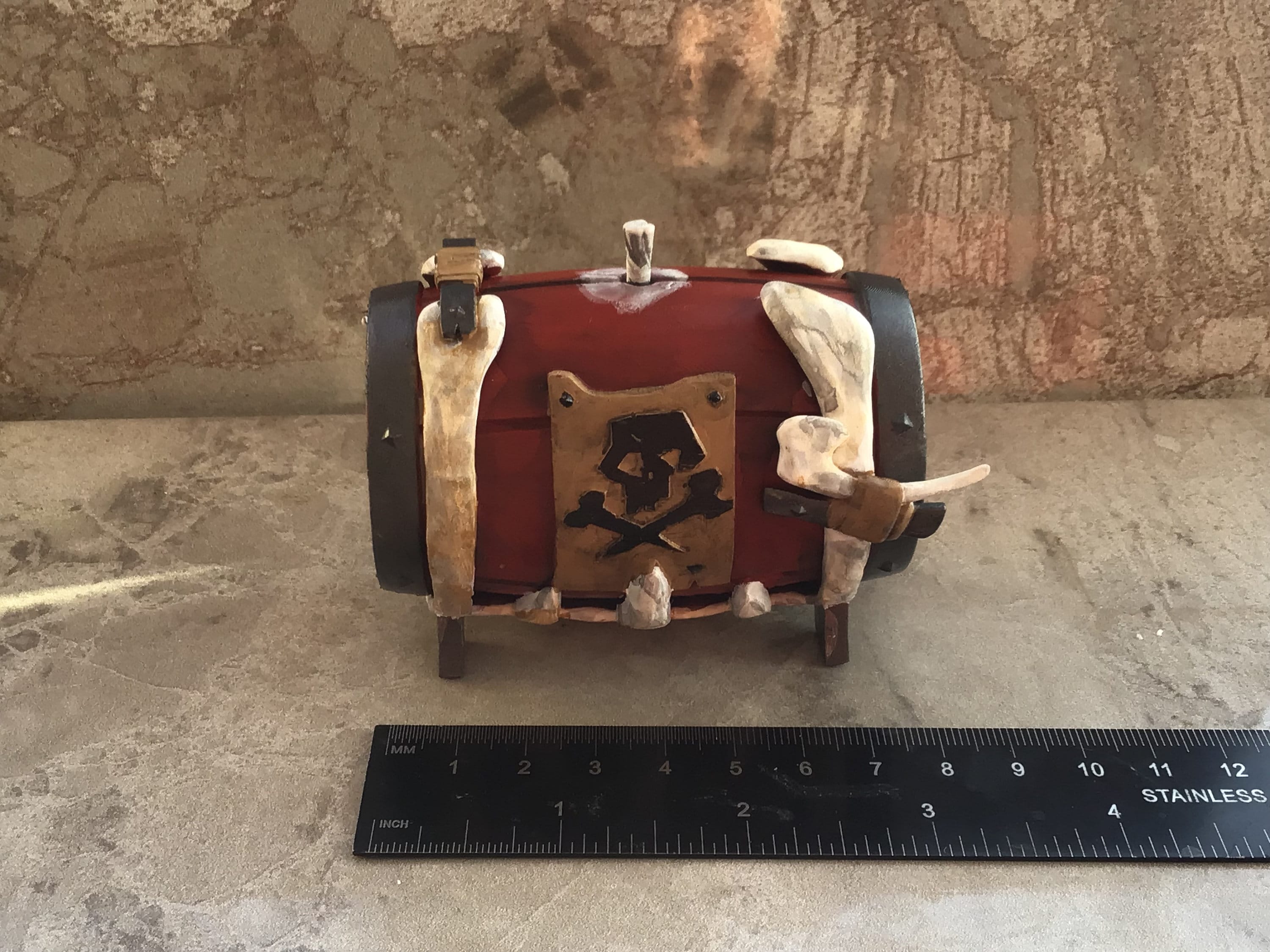 Strong Mega Barrel 3-D Print Figurine (made-to-order, Takes About 7-10 ...