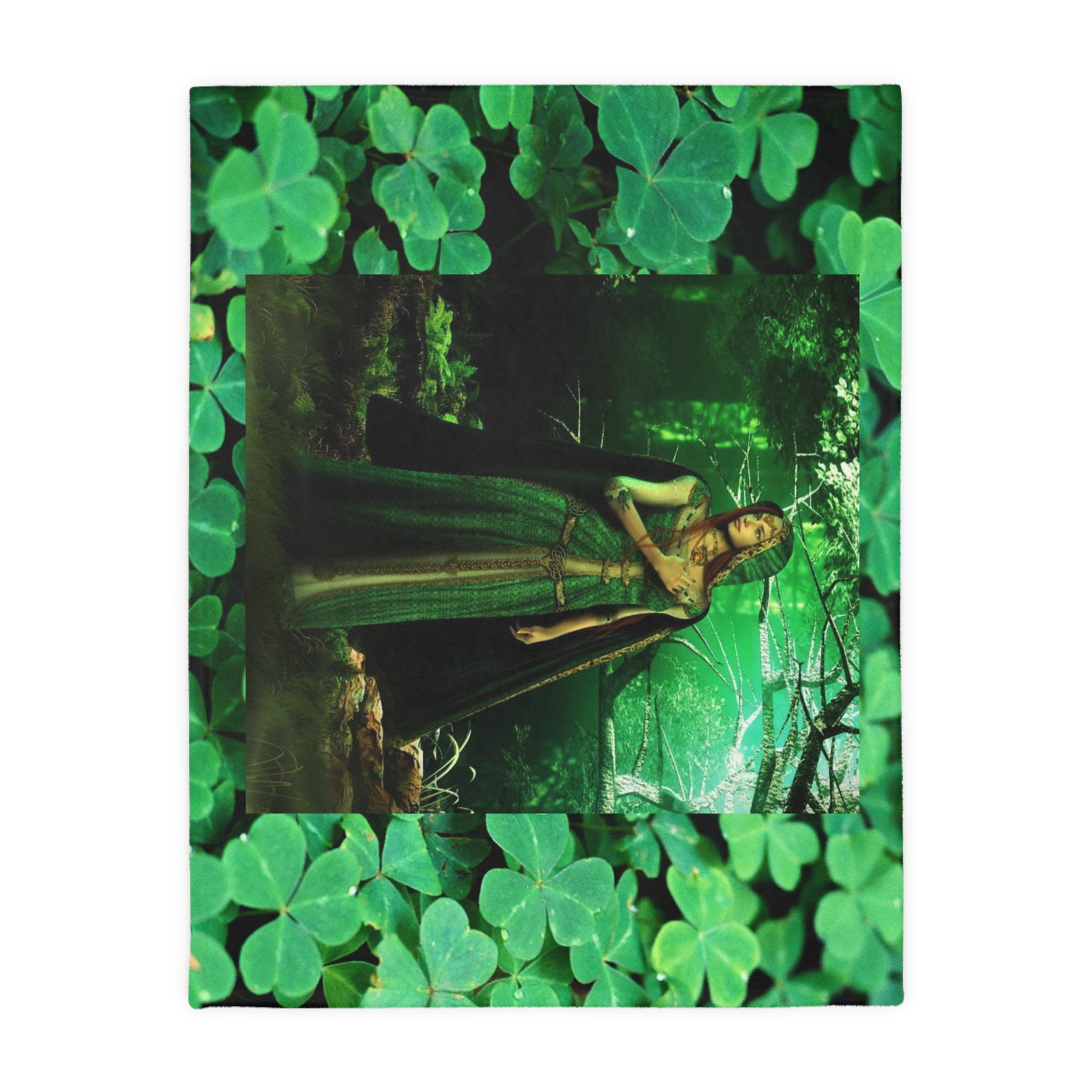 Vintage Irish Couple Dancing Druid Princess Coolers Shamrocks St ...