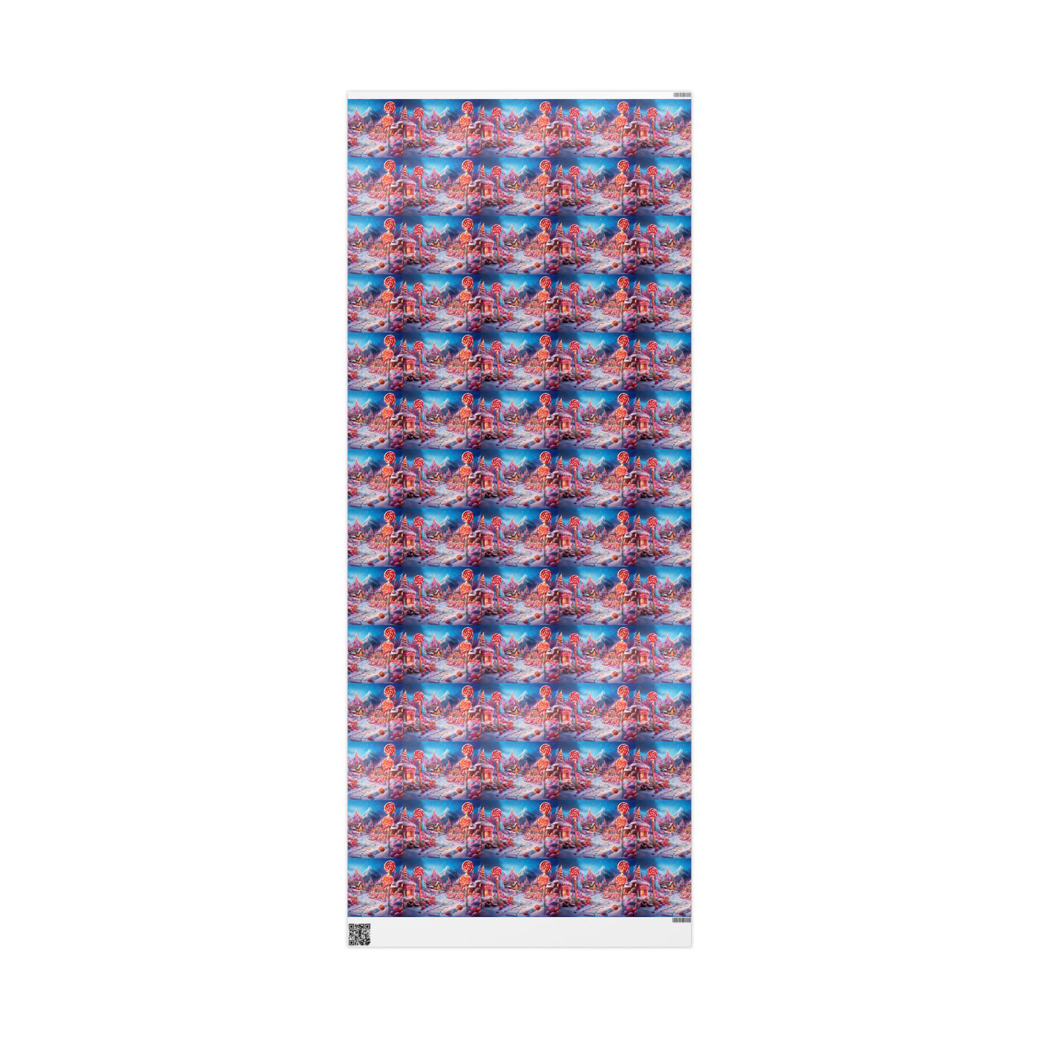Colorful Lollipop Town Christmas Wrapping Papers - Etsy