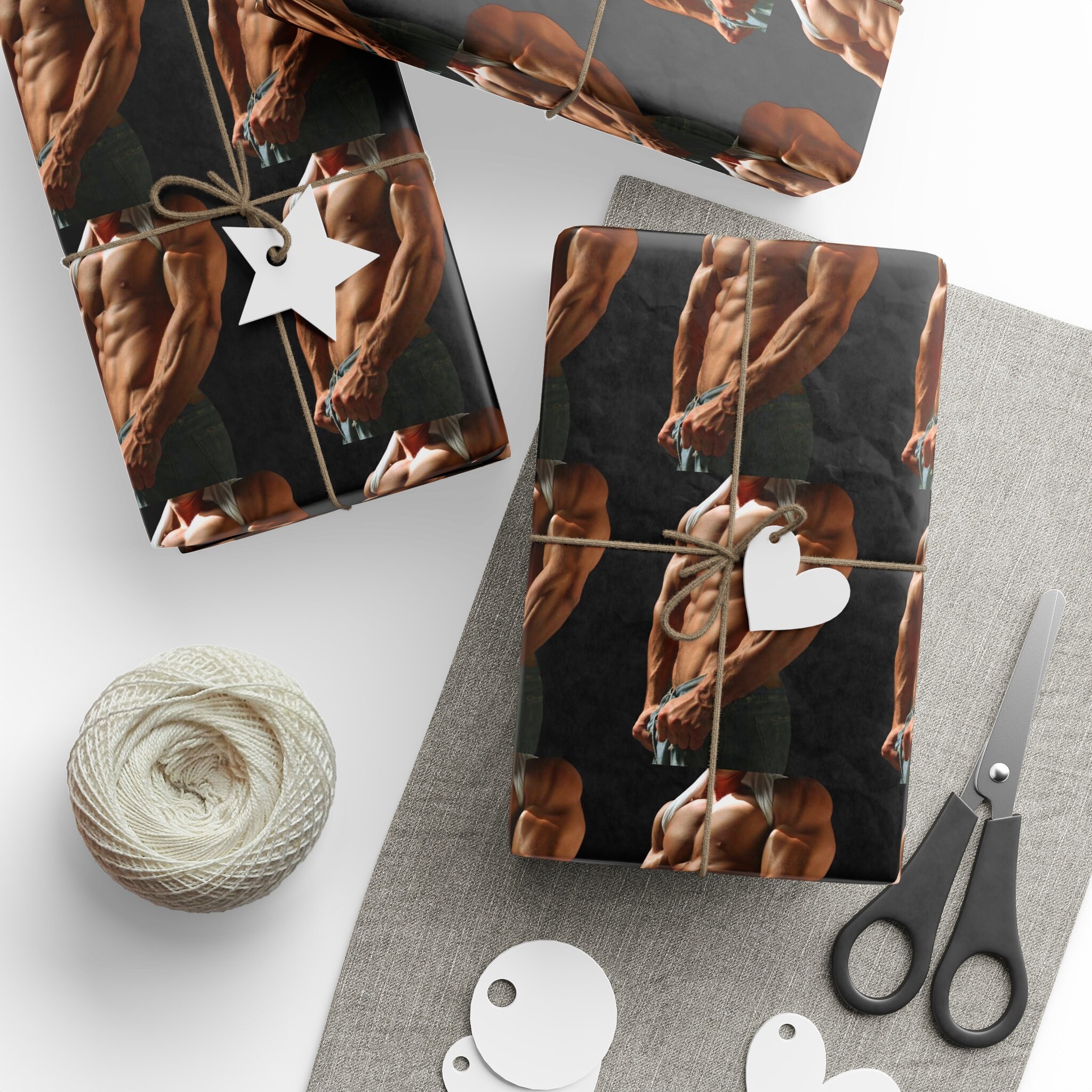 Hot Guy Birthday Wrapping Papers - Etsy
