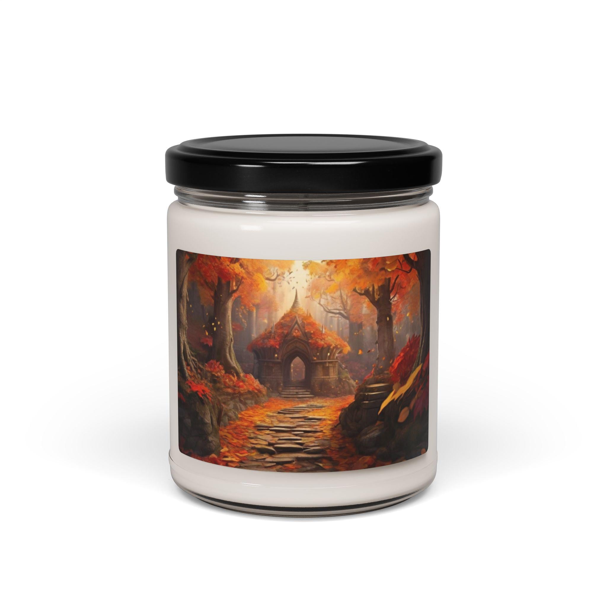 Autumn Forest Changing Leaves Pathway House Thanksgiving Scented Soy ...