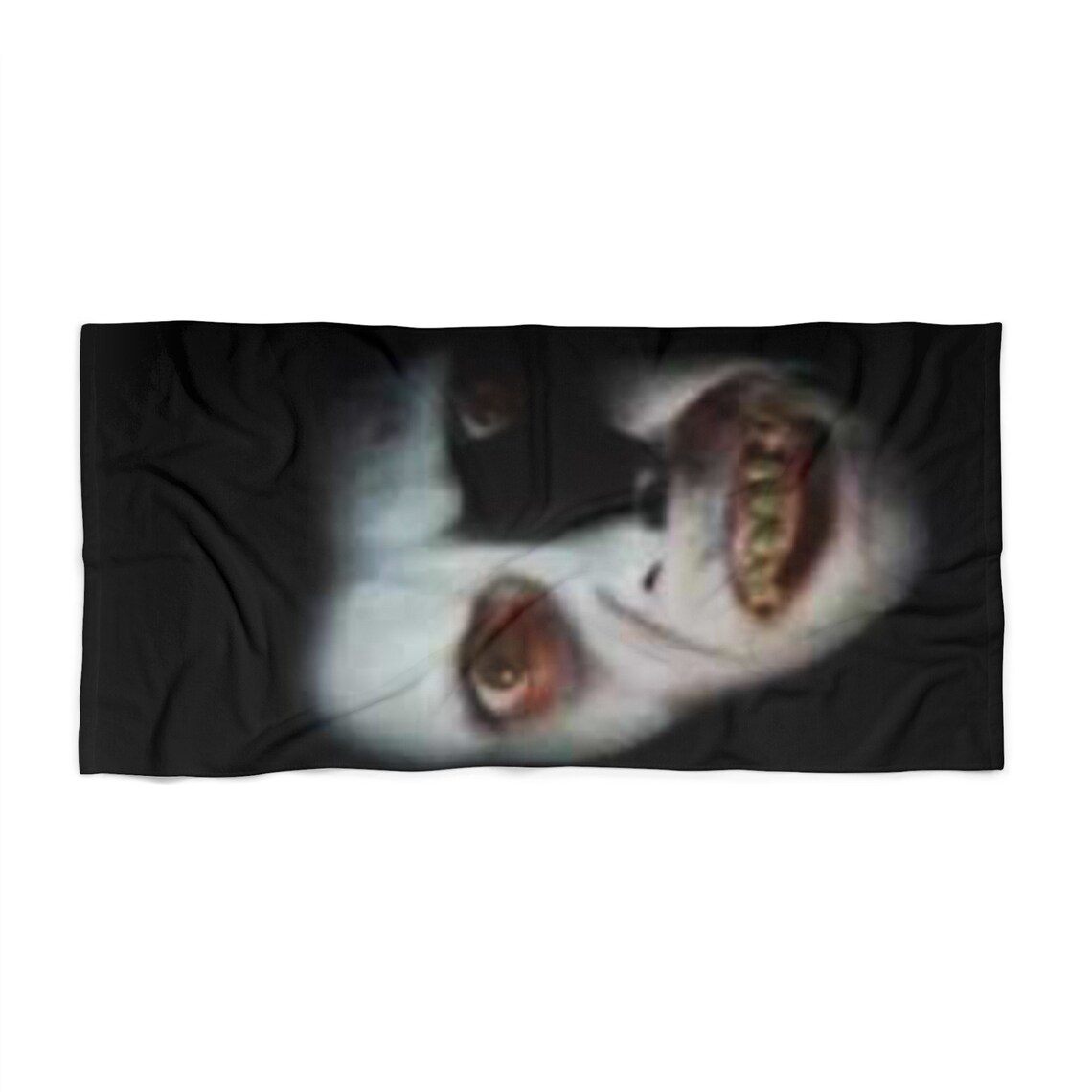 Super Scary Evil Possessed Demon Face Halloween Body or Beach Towel - Etsy