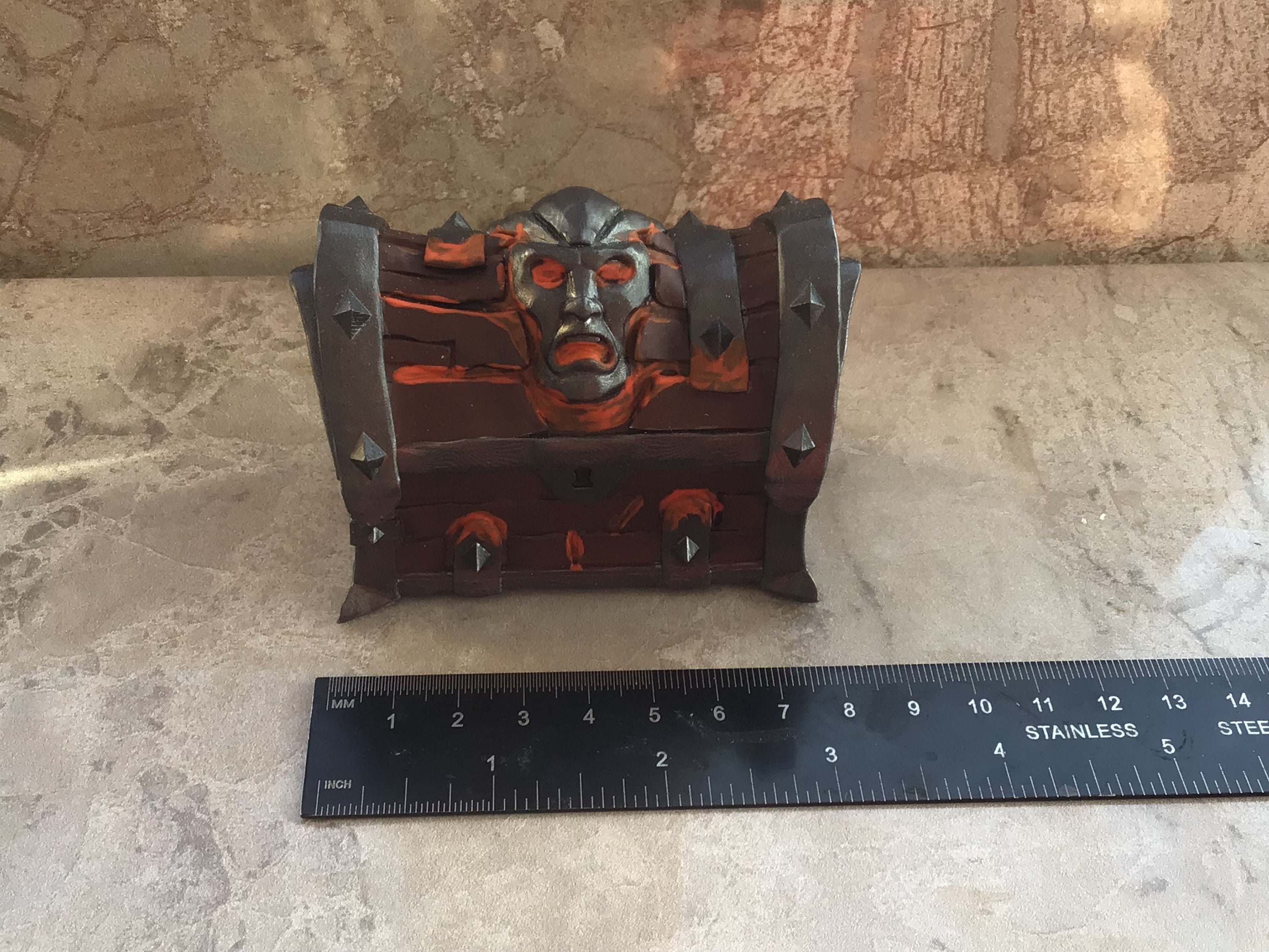 Pirate Inspired Angry Chest 3-D Print Figurine Active - Etsy