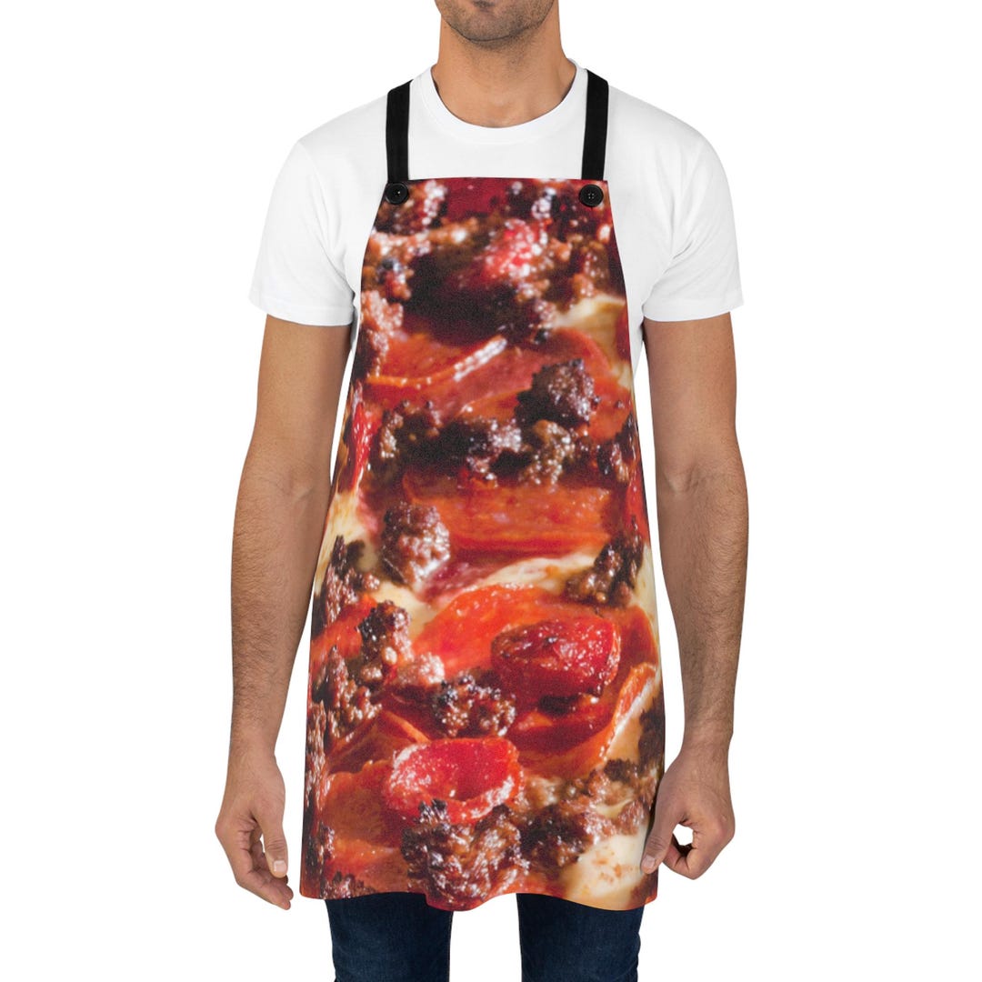 Pepperoni Sausage Pizza Apron - Etsy