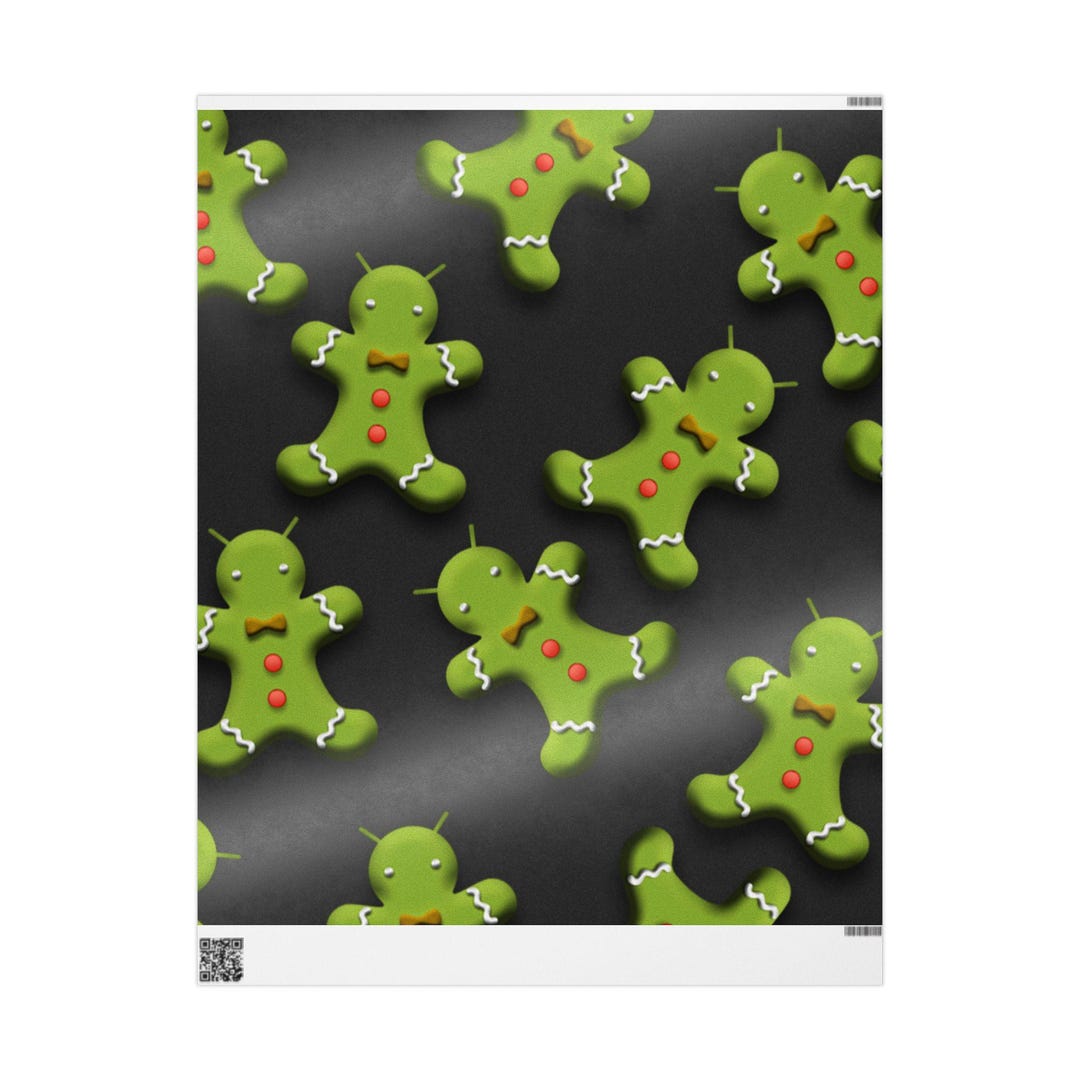 Gingerbread Aliens Christmas Wrapping Papers - Etsy