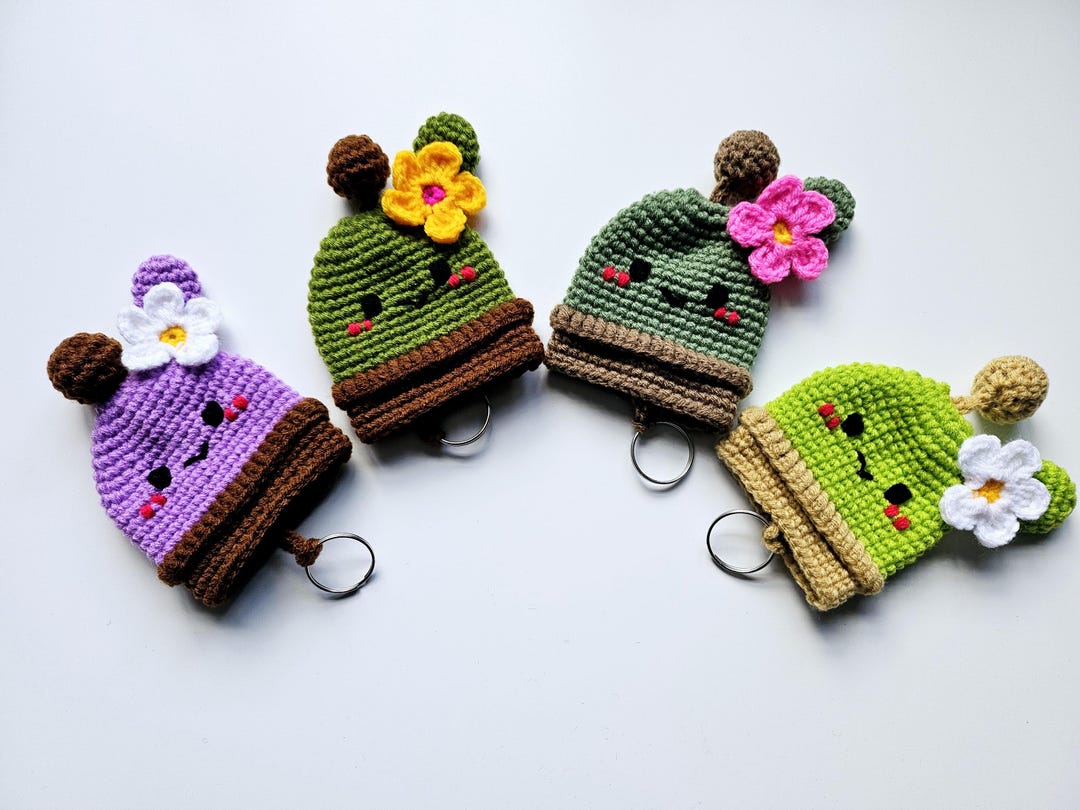 Handmade Crochet Cute Keychain, Key Holder, Keyring Cover, Handmade ...
