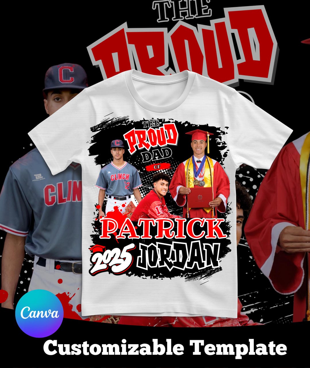 2025 Proud Family Grad Template - Etsy