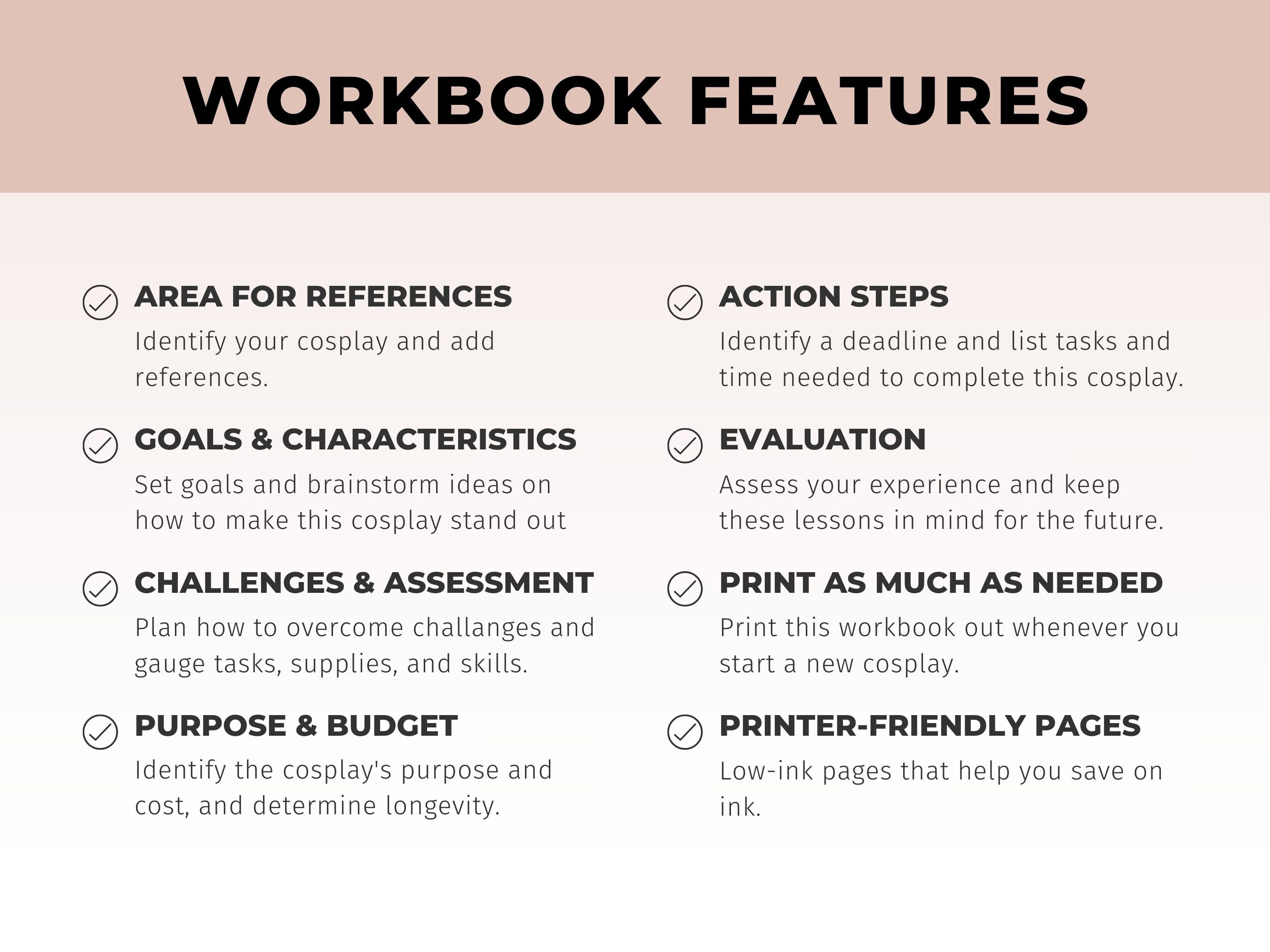 PRINTABLE BUNDLE: the Integrated Cosplay Planner & the Cosplay Project ...