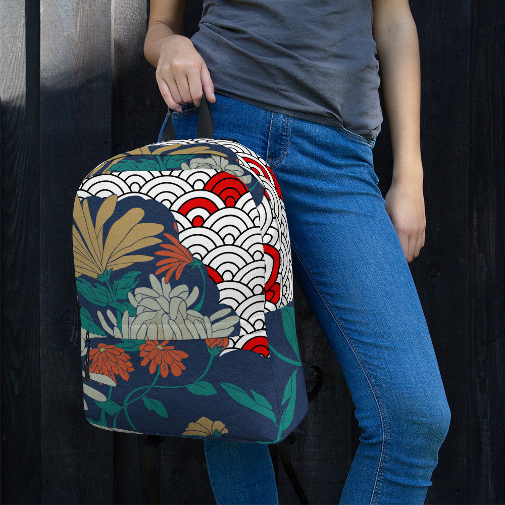 Asian Fusion Backpack | Japanese Inspired Bookbag | Gift for Her ...