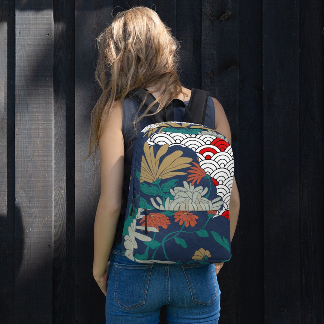 Asian Fusion Backpack | Japanese Inspired Bookbag | Gift for Her ...