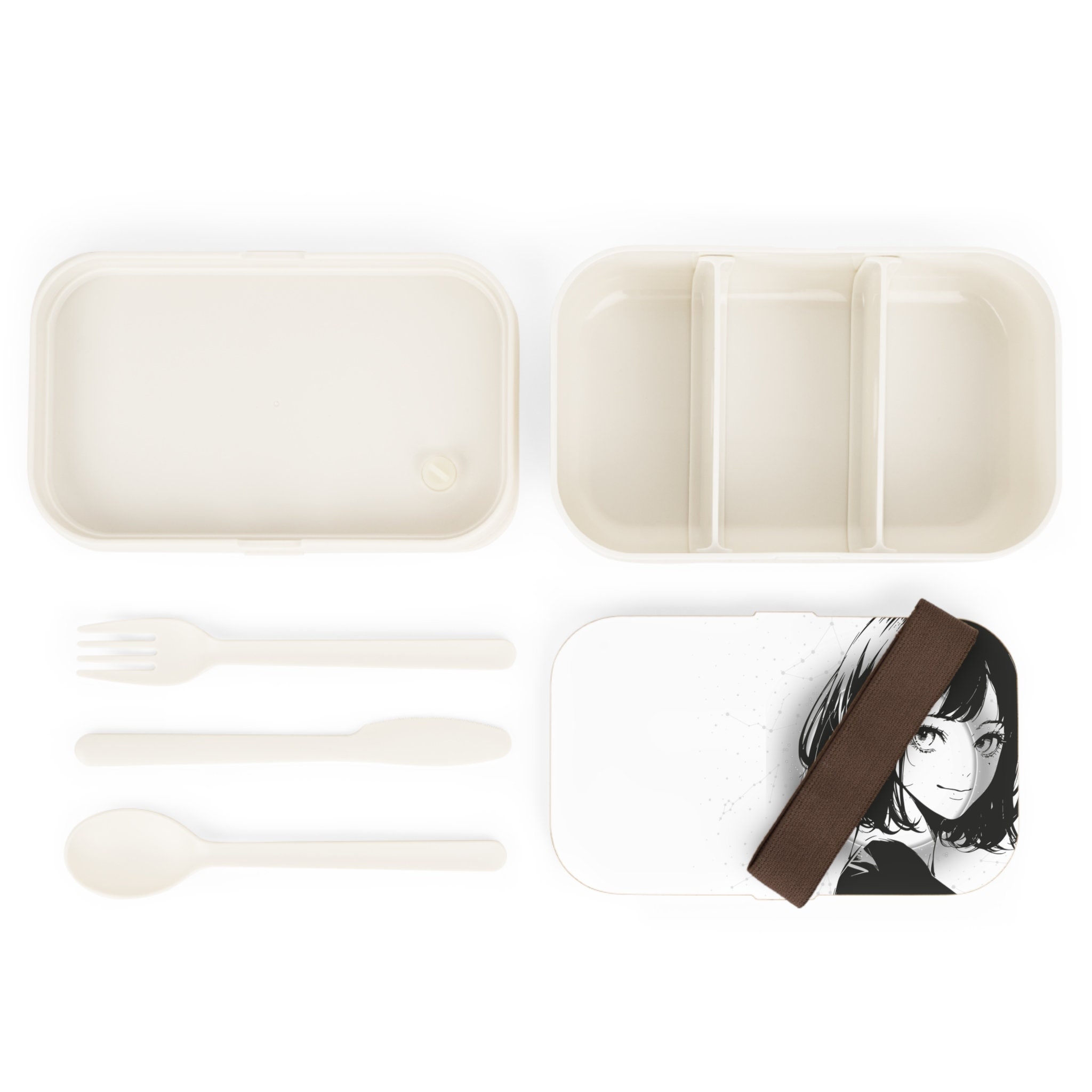 Anime Girl Bento Lunch Box Japanese Lunchbox Eco-friendly Lunch Anime ...