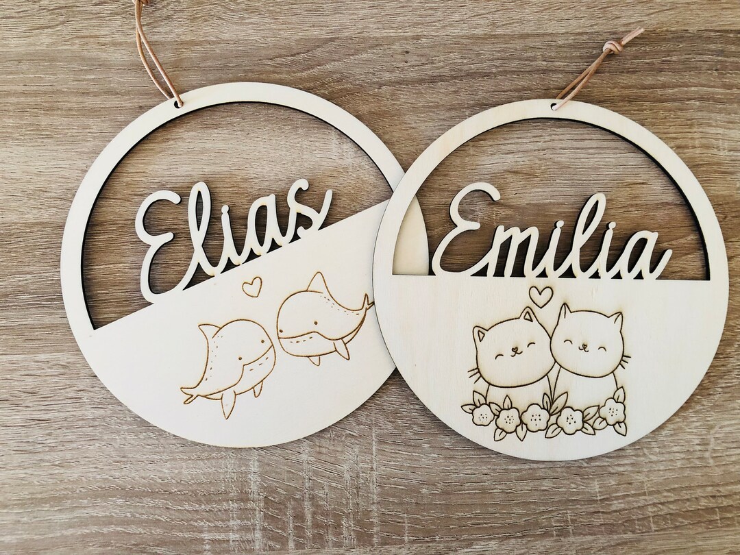 Personalized Name Plate Children's Room Decoration Child Name Plate ...