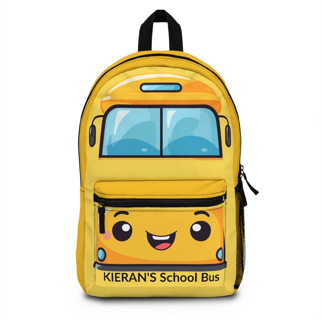 Kids School Bus Backpack - Etsy