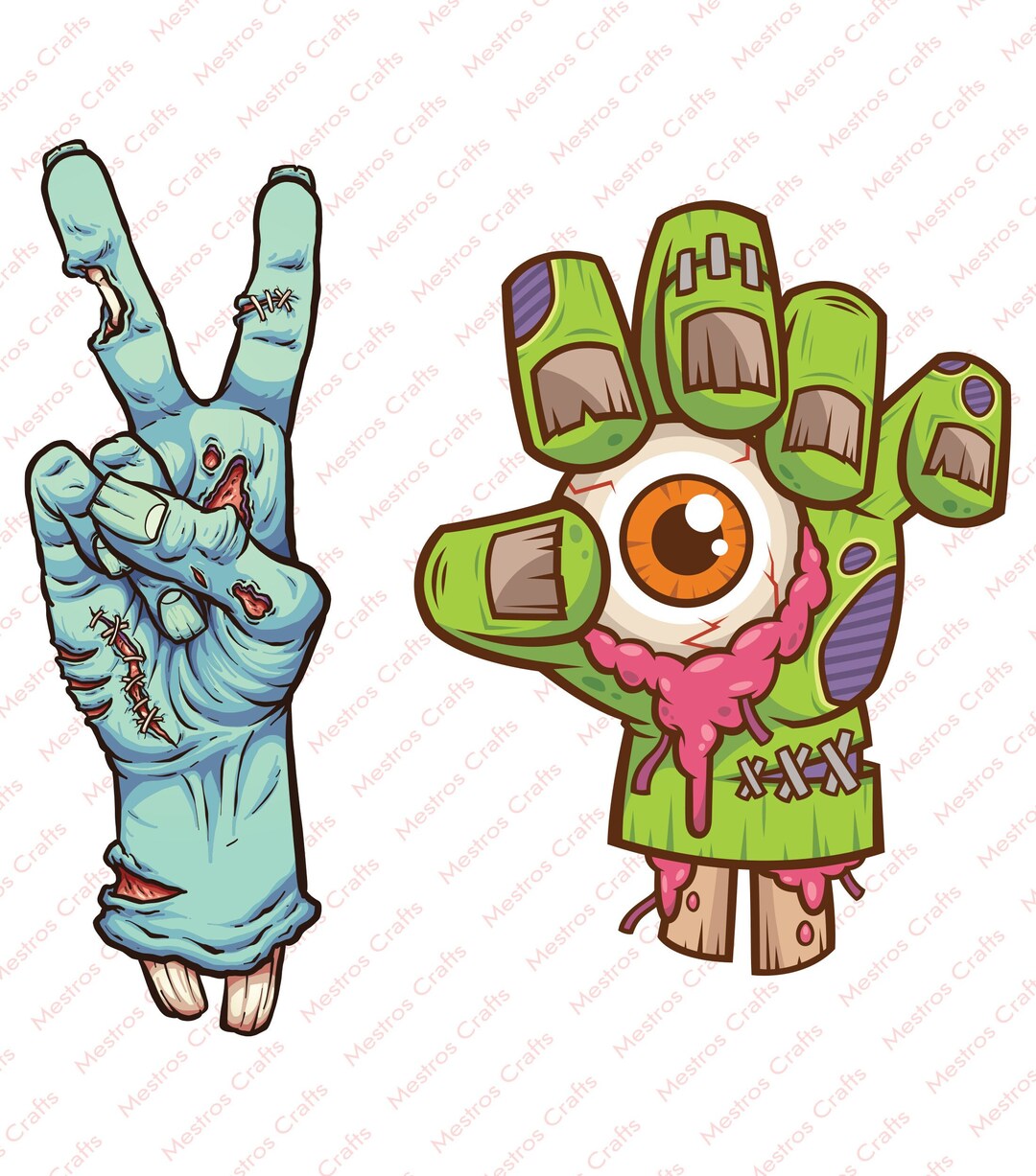 Spooky Hands, Halloween, Instant Download, Zombie Hands, for Kids, 2023 ...