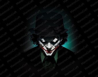 Joker Vector, Vector Art, Digital Download, Joker, Joker Art, SVG ...