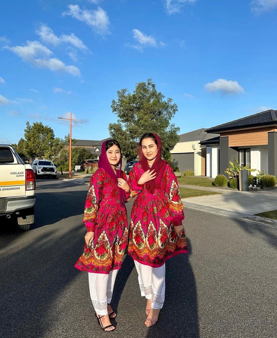 Elegance Blooms: Afghan Hazara Floral Dress Afghan Traditional Afghani ...