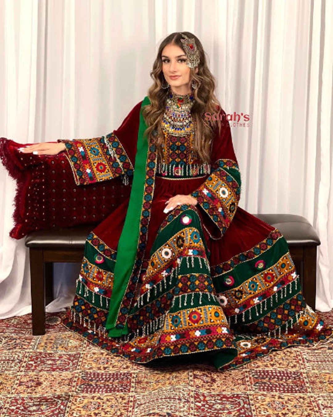 Afghan Traditional Dress Afghan Women Dress Afghan Clothes Afghani ...