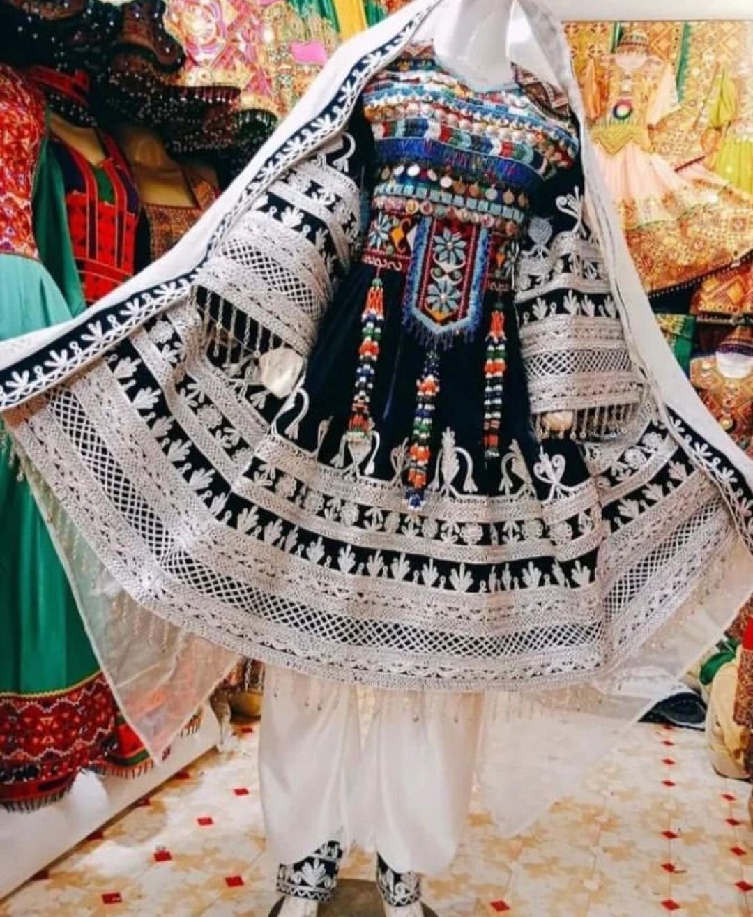 Afghan Clothes Afghan Traditional Dress Afghan Women Dress Afghani ...