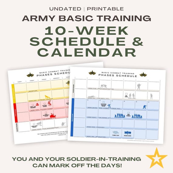 Army Basic Training Schedule Workout Schedule Pre Army Basic Training