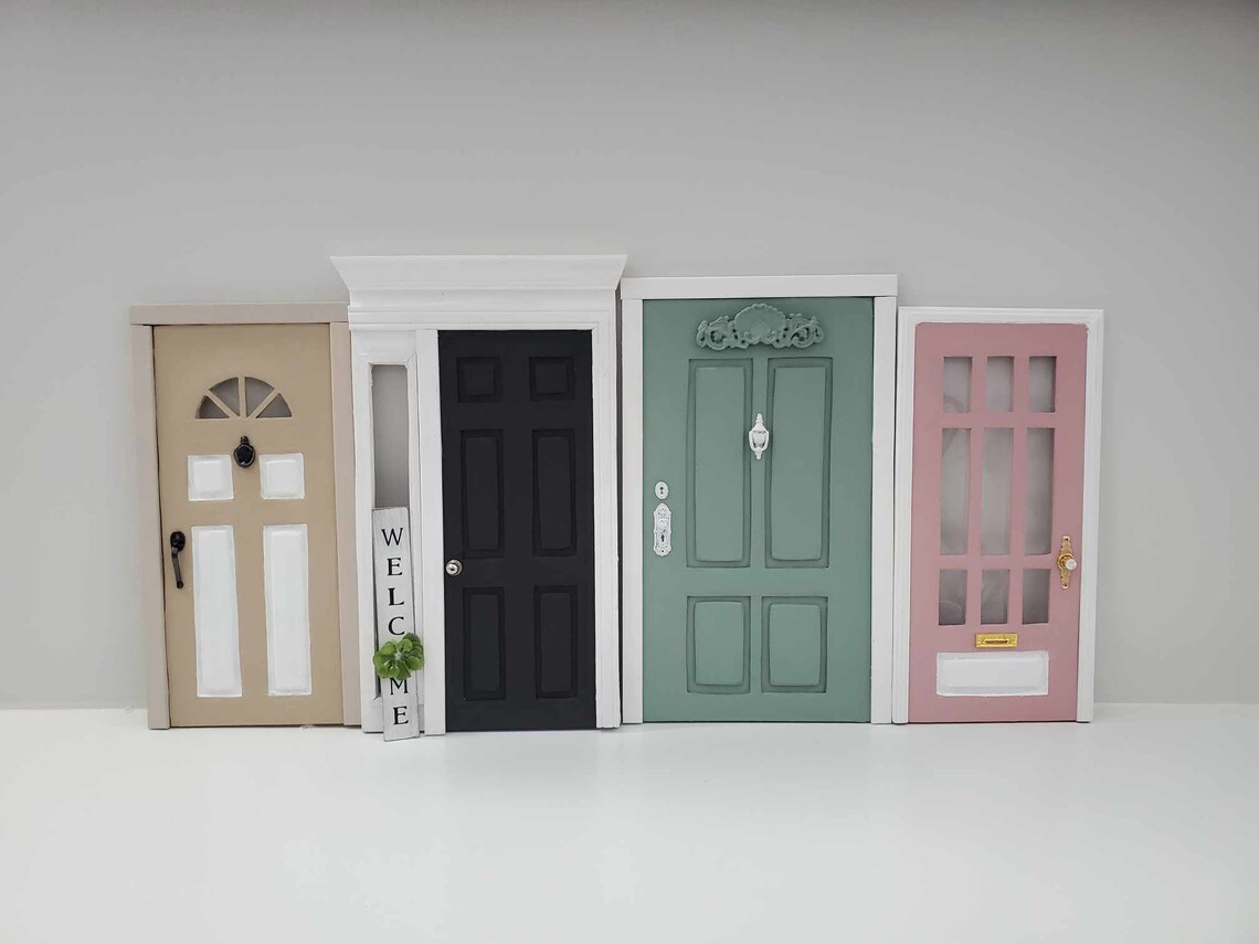 YOUR Front Door in Miniature Custom 7 Inch Tall Miniature Door ...