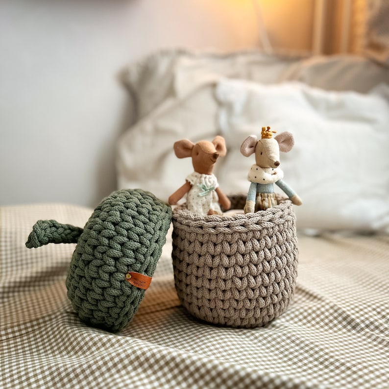 Nursery Organiser, Montessori Toy, Storage Basket for Toys, Autumn ...