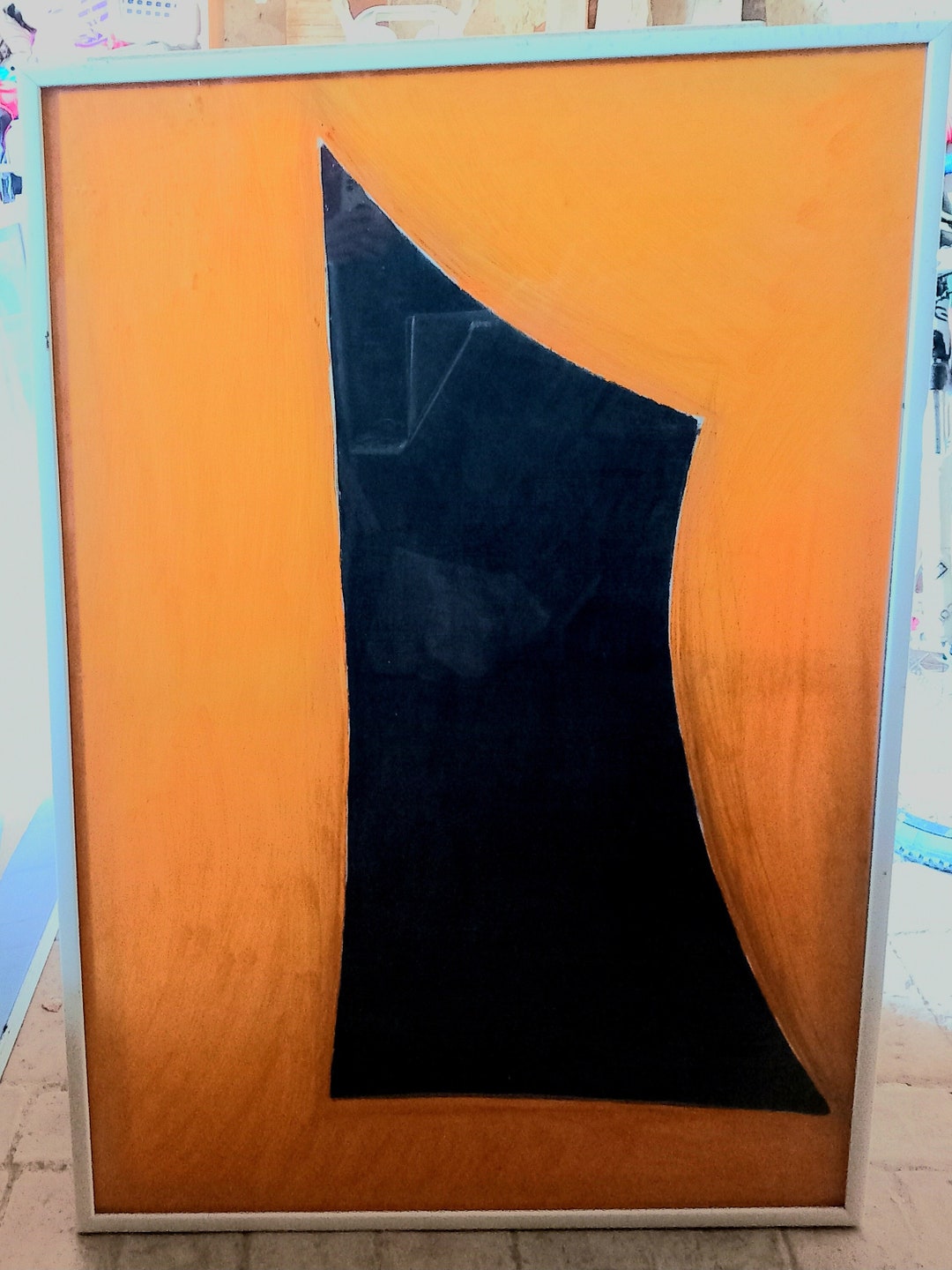 Oil on Canvas With Frame Measures 80x120 - Etsy