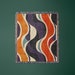 Midcentury Modern Groovy Pattern Woven Blanket Retro Home Decor ...