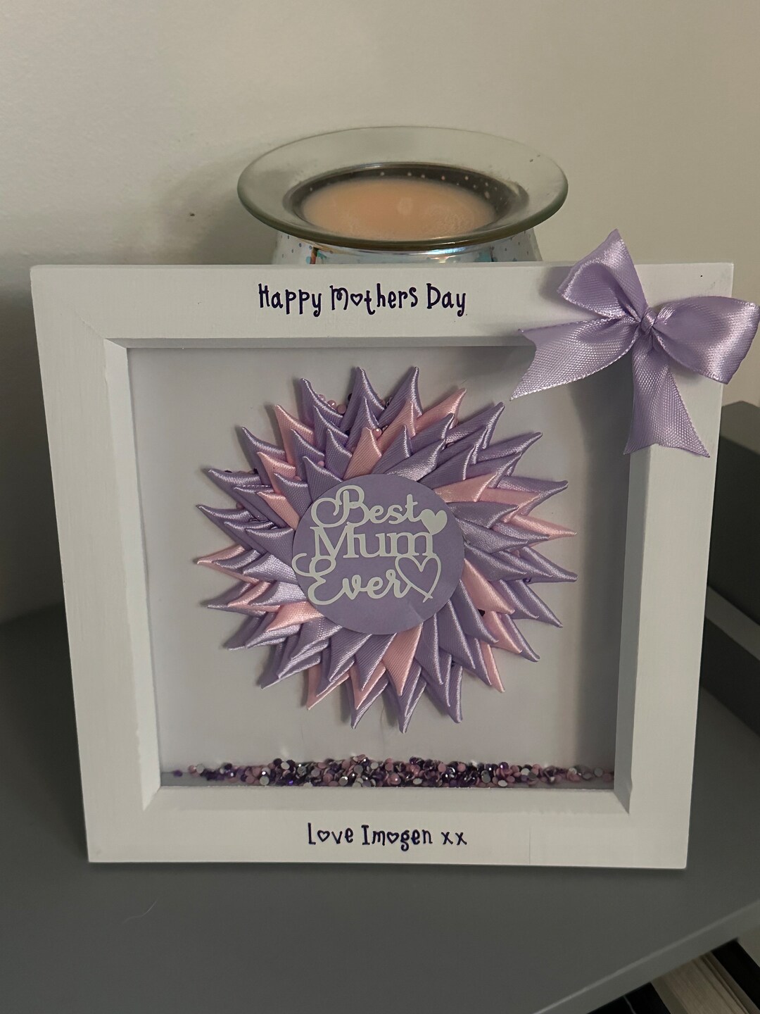 Mothers Day Rosette Frame - Etsy