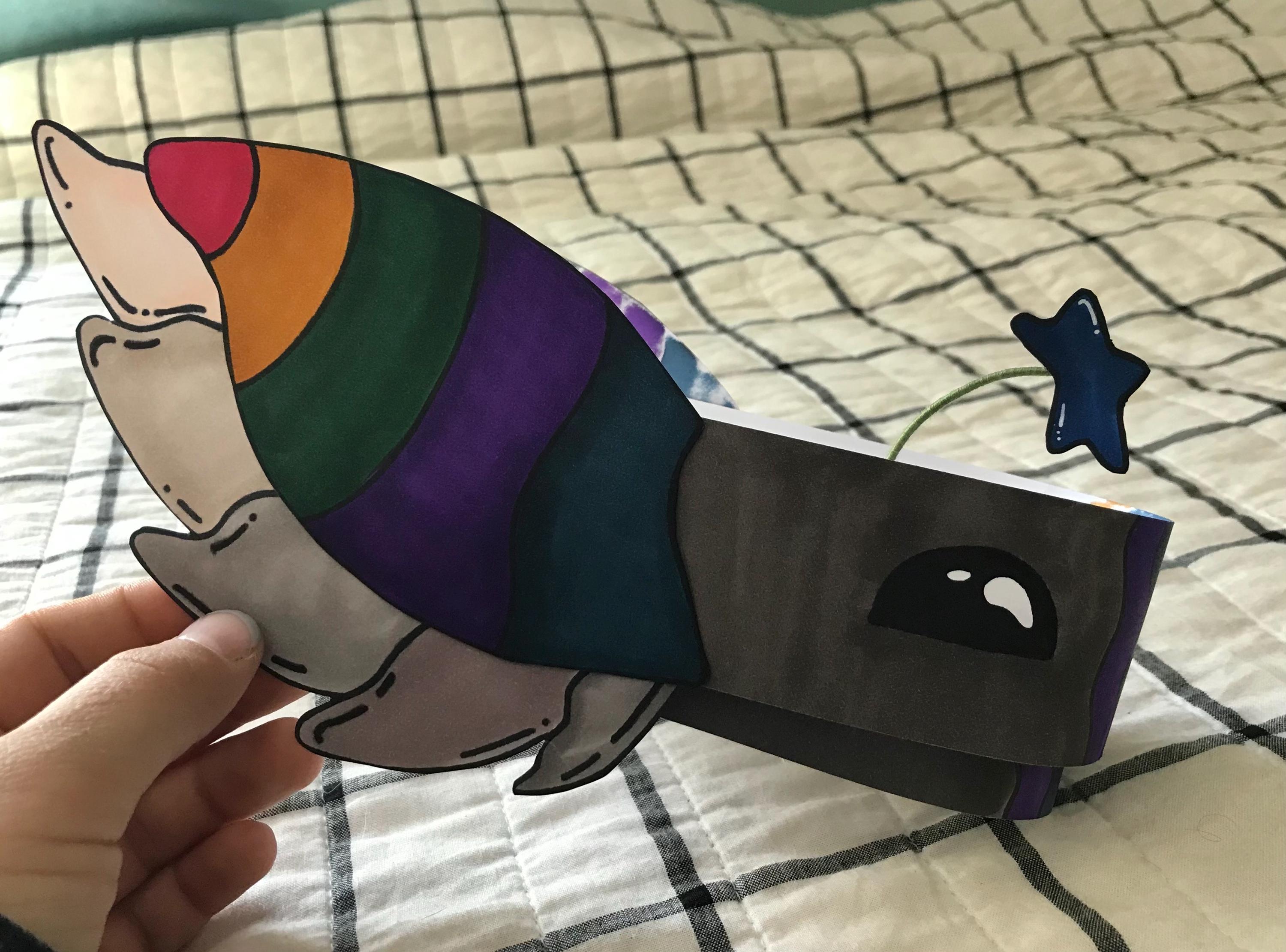 Customizable Colorful Paper Dragon Puppet - Etsy