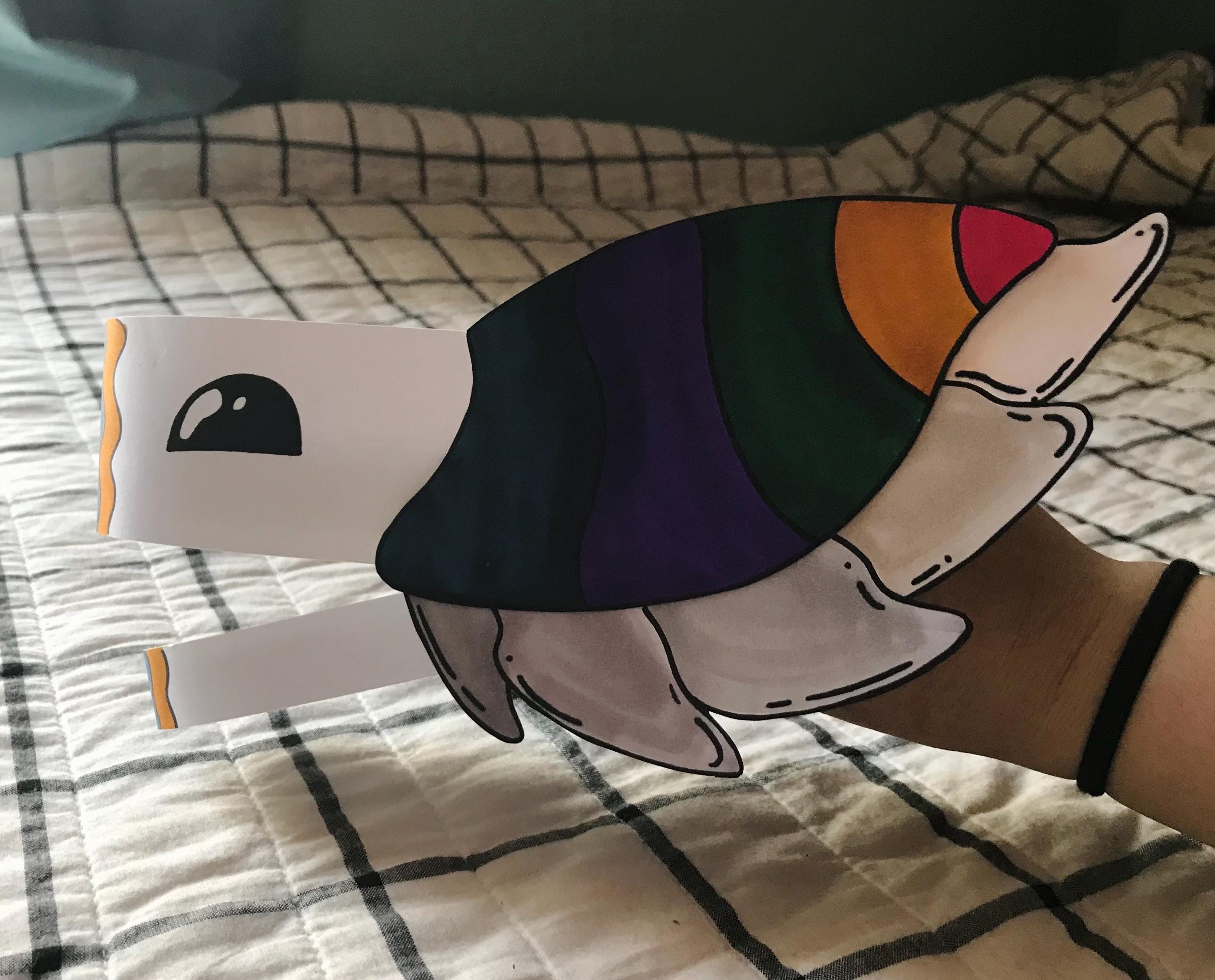 Customizable Colorful Paper Dragon Puppet - Etsy