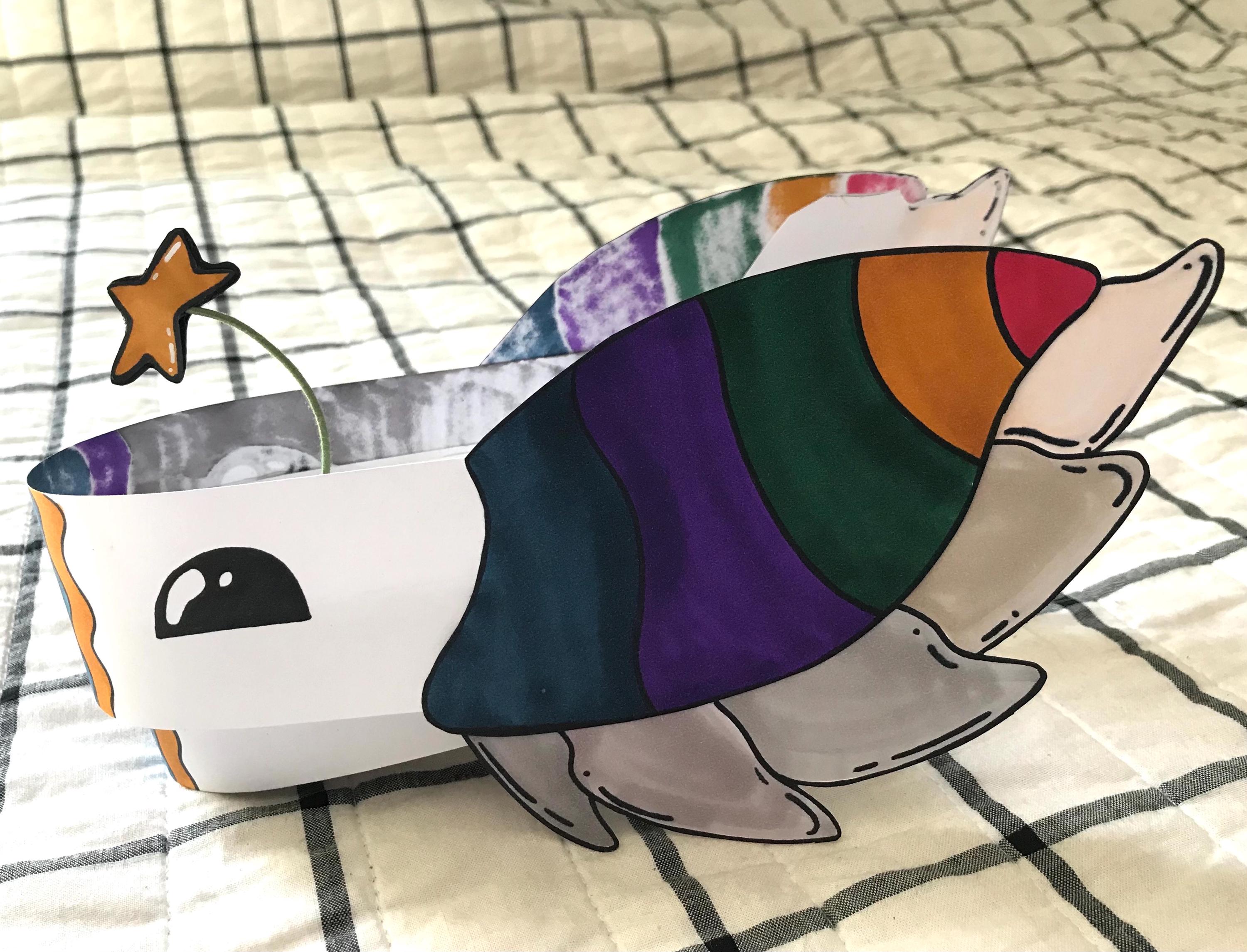Customizable Colorful Paper Dragon Puppet - Etsy